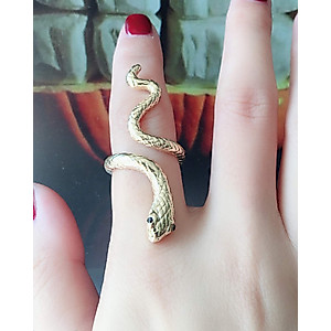 choice of all Gold Snake Jewelry for Women Snake Necklace Bracelets Rings Punk Gothic Animal Jewelry Halloween Party Costume Accessories