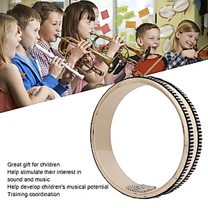 Hozee Wave Bead Drums, Ocean Drum Maple Well Structured Transparent Natural Colour Oceans Sound Effect for Child (Hozeekhm06gwsut1746)