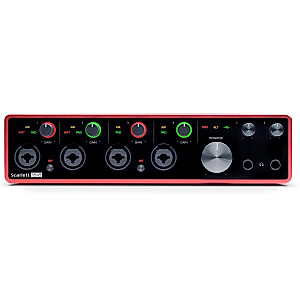 Focusrite Scarlett 18i8 3rd Gen USB Audio Interface for Recording, Producing and Engineering — High-Fidelity, Studio Quality Recording, with Transparent Playback