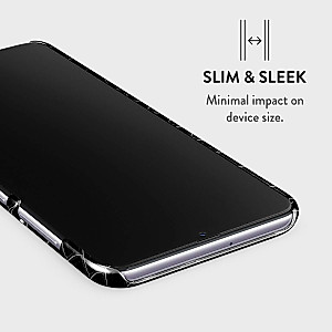 BURGA Phone Case Compatible with Samsung Galaxy A40 - Darkest Path Savage Wild Black Snake Skin Cute Case for Women Thin Design Durable Hard Plastic Protective Case