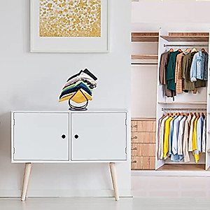 Simland Hat Rack and Baseball Cap Organizer for men and women, Black Hat Storage Display Holder on Desk (Iron)