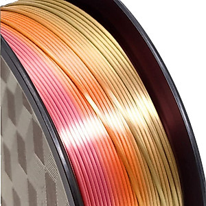Prinko PLA 3D Printer Filament, PLA Filament 1.75mm, Dimensional Accuracy +/- 0.02 mm, 1kg Carton Spool PLA Filament, 1.75mm (Rainbow)