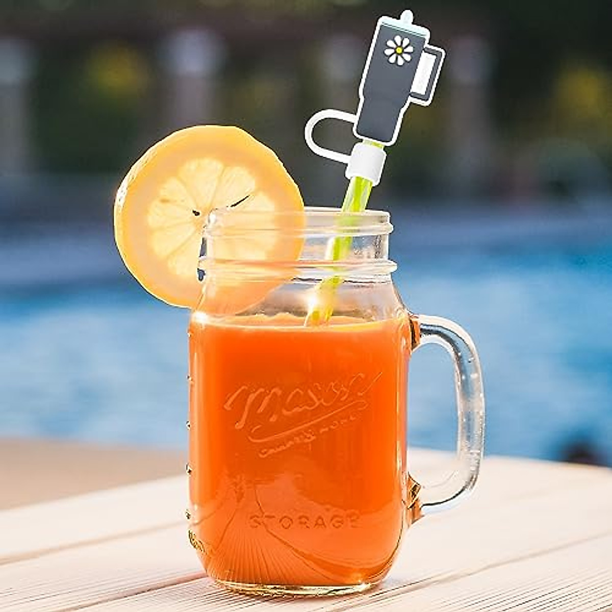Stanley Straw Cover Cap for Stanley Cup, Reusable Straw Topper for Stanley 30&40 Oz Tumbler, Straw Tip Covers for Stanley Cups Accessories (7)