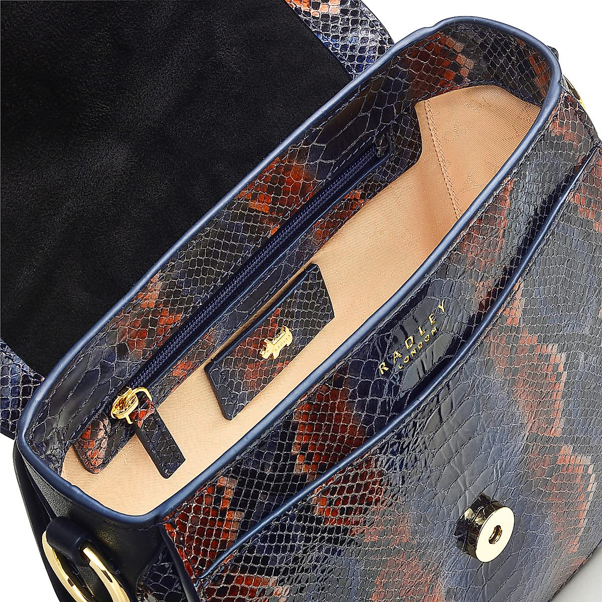 RADLEY London Liverpool Street 2.0 - Faux Snake - Medium Flapover Crossbody