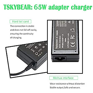 19V AC DC Adapter LCD Monitor Charger for Asus 22'' 23'' 24'' 27'' VX238H VX238H-W VX228 VX228H VX248 VX248H Backlight LED G-SYNC Gaming Monitor MX279H VX239H VX279H MX239H LS246H Power Supply Cord