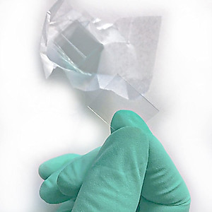 MUHWA 50PCS Blank Microscope Slides and 100 PCS 22mmx22mm Square Cover Glass (7101 Non-Frosted)