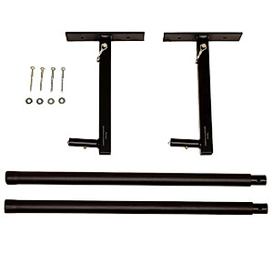 StoreYourBoard Adjustable Ladder Ceiling Rack, Garage Storage Mount, Folding Ladders, Extension Ladders, Overhead Hanger