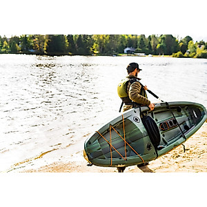 Pelican Universal SUP & Kayak Comfortable Carrying Shoulder Strap - Universal Adjustable Sling with Built-in Paddle Loop- Black