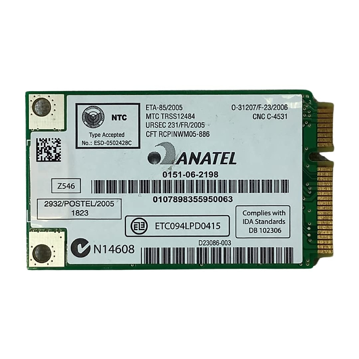 41W1027 - IBM - PRO WIRELESS 3945ABG MINI-PCI-E MINI-PCI-E ADAPTER