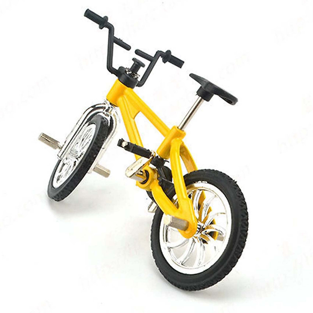 LAFEINA Mini Bike Bicycle Accessories Model Toys for 1/10 Scale RC Crawler Car SCX10 TRX4 Tamiya CC01 D90 D110 (Green)