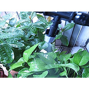 LRJSKWZC Garden Lawn Sprinkler Irrigation System 10 PCS Gray Spray Nozzle with 4 / 7mm Tee Apply Watering Sprayed On Plants Spray Radius 0.6-0.9m Sprayer Nozzle