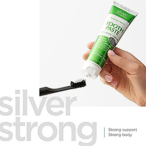 American Biotech Labs - Silver Biotics - Tooth Paste - SilverSol Nano-Silver Infused Toothpaste - Naturally Whitening, Helps Clean and Protect - Triple Action Winter Mint - 4.0 oz.