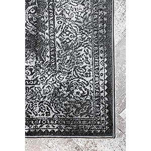 nuLOOM Delores Persian Area Rug, 4' x 6', Dark Grey