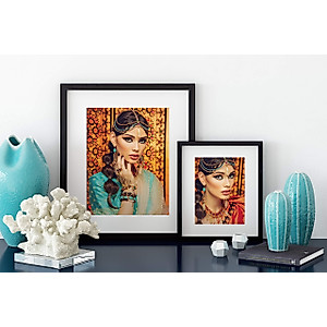 8.5x11 25 Sheets 12mil 205gsm 100% Cotton Fine Art Natural Matte Double Sided Inkjet Paper - Archival Grade Paper for Inkjet Photo Printers - OBA Free Printer Paper