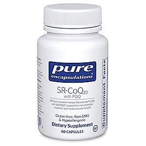 Pure Encapsulations SR-CoQ10 with PQQ | Supplement to Support Antioxidants, Cognitive, Mitochondrial, and Cardiovascular Health* | 60 Capsules