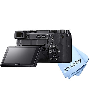 Sony a6400 Mirrorless Camera with 16-50mm Lens + 64GB Memory + Case+ Steady Grip Pod + Tripod+ Macro + 2X Lens + Software Pack + More (34pc Bundle)