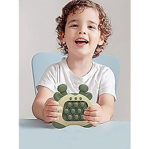 FRANKKLOLO - Quick Push Toy with Lights and POP-UP Patterns. Electronic Toy for Anxiety for Children and Adults. Fun Multiplayer Game for The Whole Family (Astronaut)