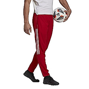 adidas Men's Tiro 21 Track Pants, Red, X-Small