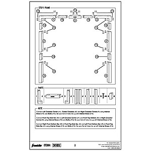 Franklin Sports Futsal Goal - Aluminum Official Size Futsal Goal - Indoor Soccer Net - Folding, Portable Futsal + Soccer Goal - 9' 10" x 6'7"