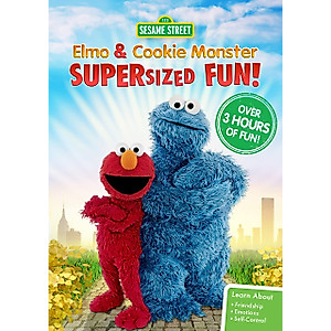 Sesame Street: Elmo & Cookie Monster Supersized Fun! [DVD]