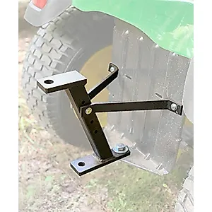 Eapele Trailer Hitch for Lawn Mower, Garden Tractor Trailer Hitch, Solid Iron Construction, Compatible with John Deere Ariens Cub Cadet Poulan Pro Husky Husqvarna Craftsman Riding Mower