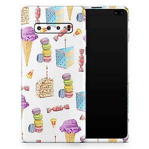 DesignSkinz Yummy Galore Bakery Treats v6 Protective Vinyl Decal Wrap Skin Cover Compatible with The Samsung Galaxy S20 (Screen Trim & Back Glass Skin)
