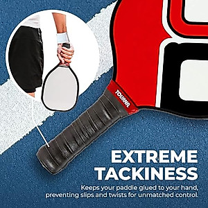 Tourna Pickleball Mega Tac Overgrip, White