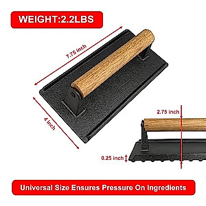 SETTECH 6PCS Grill Set for BBQ Tools Grilling Set,Heavy Duty Grill Utensils for Outdoor Grill with Spatula,Fork,2 Set of Brushes,Tongs and BBQ Press,BBQ Accessories Grill Sets for Men