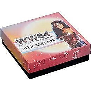 Alex and Ani Wonder Woman Holographic Logo Charm Bangle Bracelet