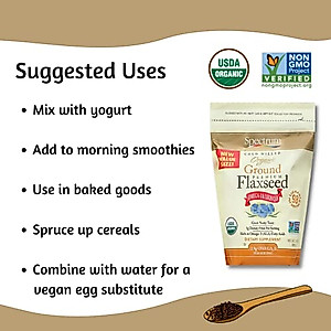 Spectrum Essentials Organic Ground Premium Flaxseed, 24 Oz