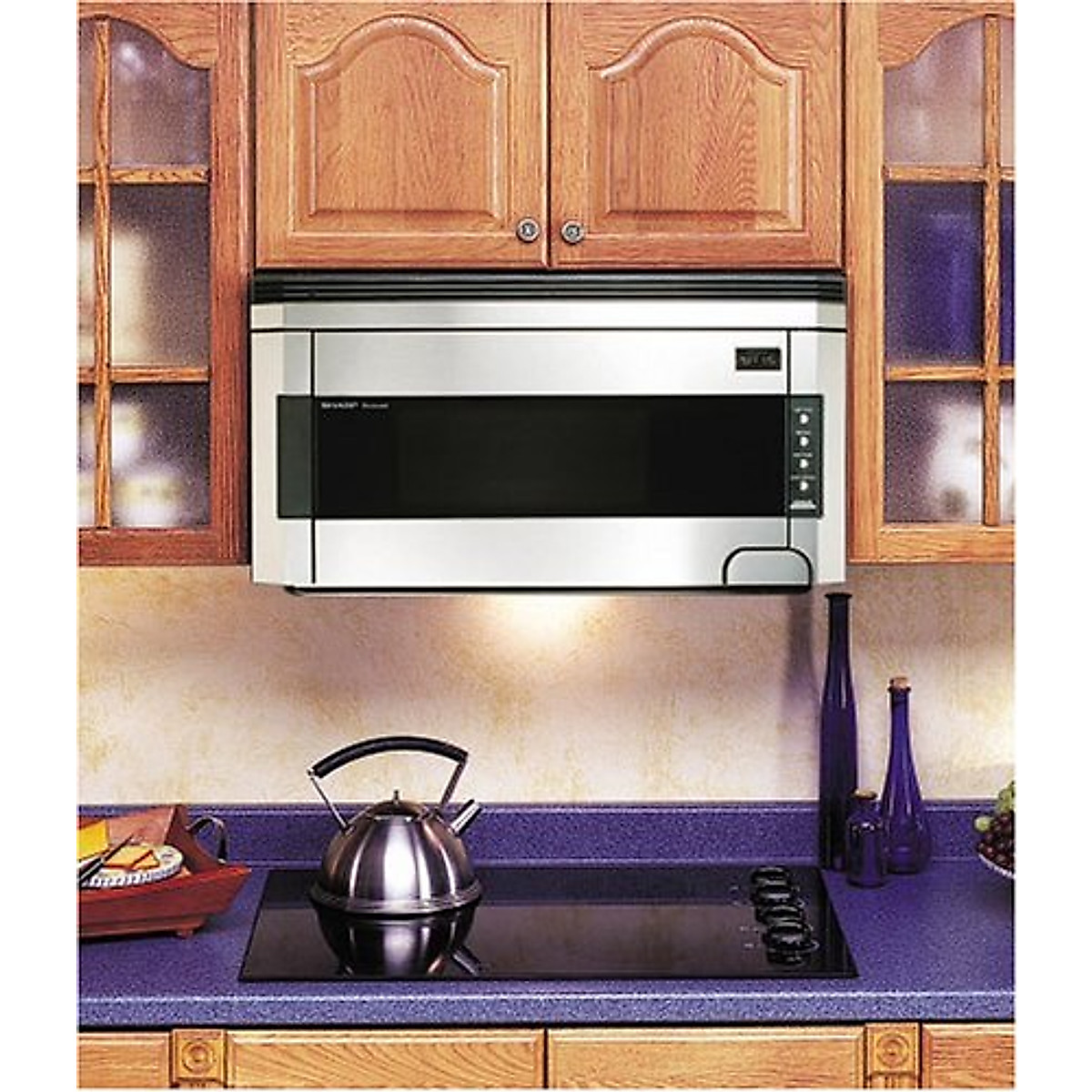 Sharp R-1514 1-1/2-Cubic-Foot 1000-Watt Over-the-Range Microwave, Stainless