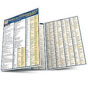 Medical Terminology: The Basics QuickStudy Laminated Reference Guide (QuickStudy Academic)