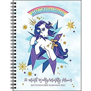 My Little Pony Retro 16-Month 2022-2023 Monthly/Weekly Planner Calendar