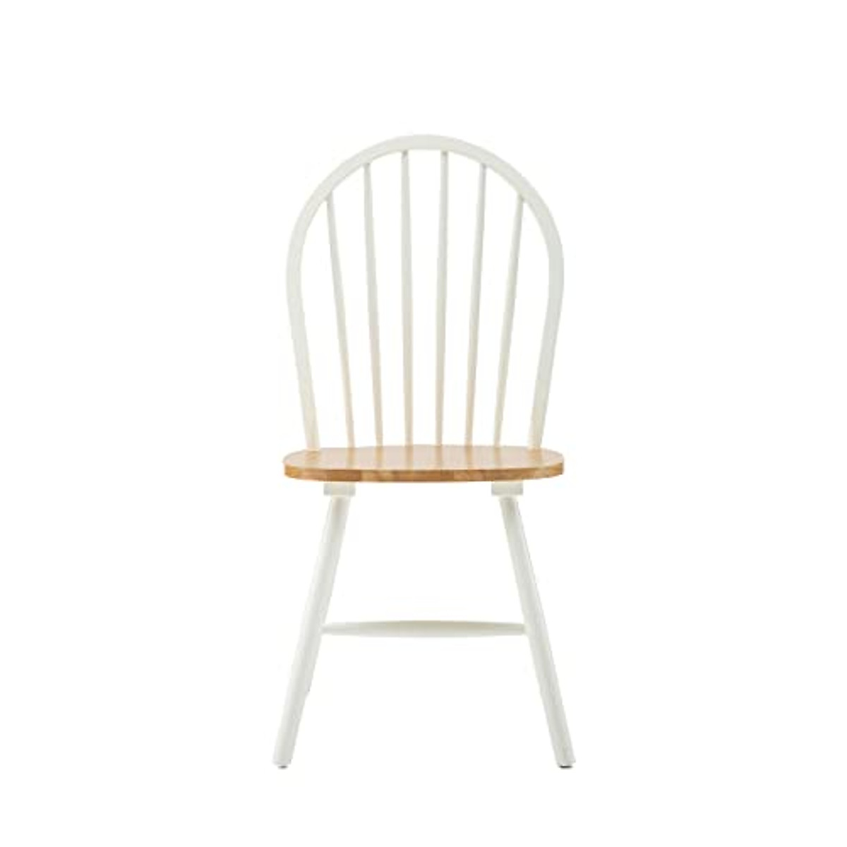 Boraam Farmhouse Dining Chairs, Set of 2 - White/Natural