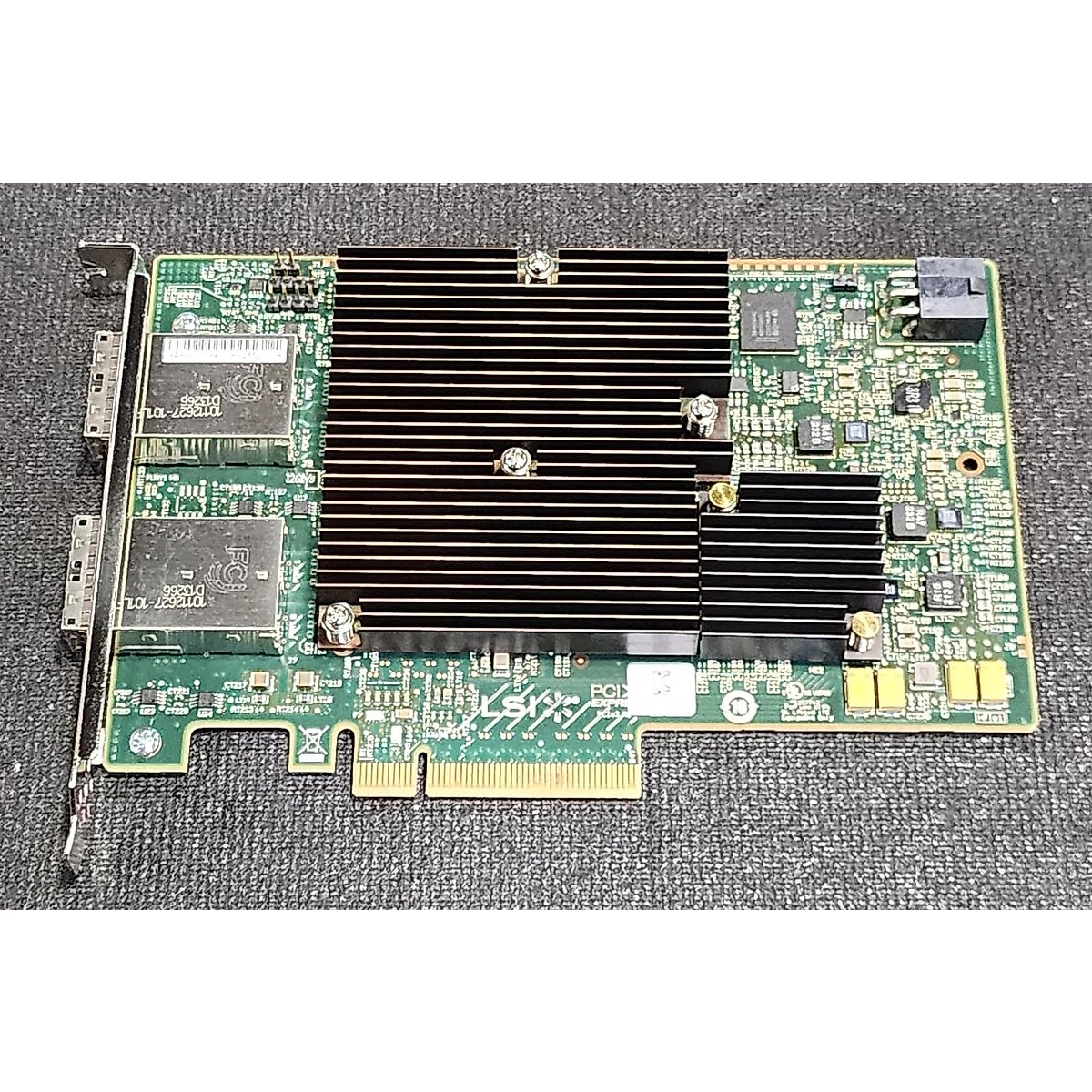 LSI Logic H5-25520-00 LSI Logic Controller Card H5-25520-00 9300-16e Single 16Port 12Gb/s SAS/SATA PCI-Express HBA Brown Box