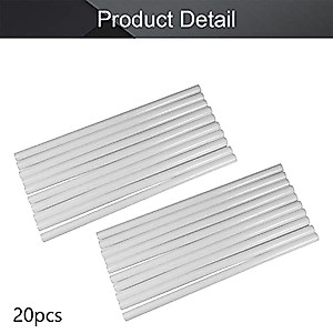 Othmro Hot Glue Sticks for Glue Gun 11mm x 250mm Hot Melt Adhesive Glue Stick White 20pcs