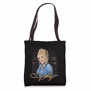 Dolly Parton Denim Smile Tote Bag