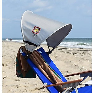 Rio Beach MyCanopy Personal Chair Sun Shade with Total Sun Block, Grey