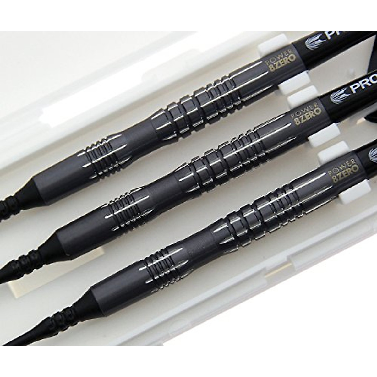 Target Darts - Phil Taylor Power 8Zero Black Titanium 20G Soft Tip Darts