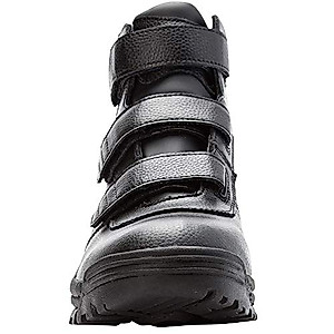 Propét mens Cliff Walker Tall Strap Hiking Boot, Black, 16 XX-Wide US