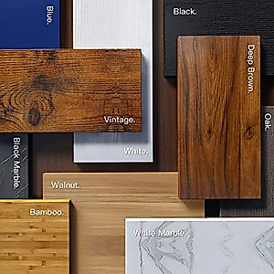 Coleshome 47 Inch Computer Desk, Modern Simple Style Desk for Home Office, Study Student Writing Desk,Black