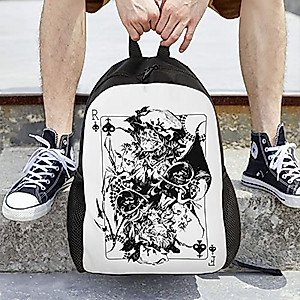 Anime Touhou-Project Backpack Unisex Rucksack One Side Full Backpack Fashion Casual Travel Bag Lightweight Backpacks