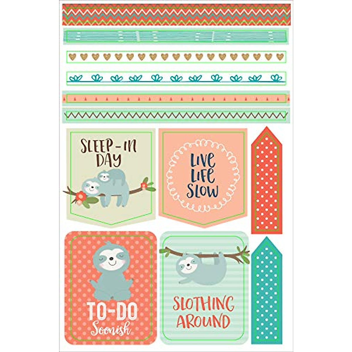 Essentials Sloth Planner Stickers (over 160 stickers!) (Essentials Planner Stickers)