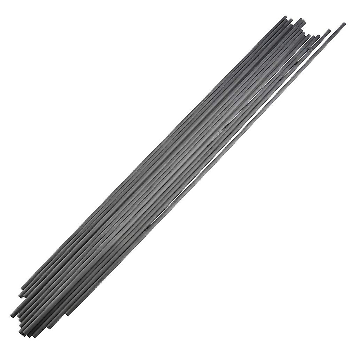 AMEYXGS 30Inch Carbon Arrows Shaft ID 6.2MM Spine 340 400 500 600 with Aluminium Insert for DIY Hunting Target Practice Pure Carbon Fiber Bare Arrow Shaft (24, spine 400)