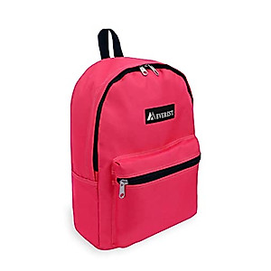 Everest Basic Backpack, Hot Pink, One Size