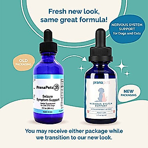Nervous System Support for Dogs and Cats (Formerly S-Support) Naturally Relieves Seizures in Dogs and Cats | Herbal Formula Safely Aids in Reducing Anxiety, Seizures, and Helps Support Nervous System