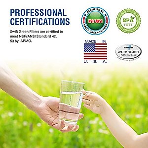 SGF-8812X Replacement water filter for 3M CFS8812X, 5601101, Bevguard BGC-2200, Omnioure CELF-1M, BGC-2200S by Swift Green Filters (1pack)