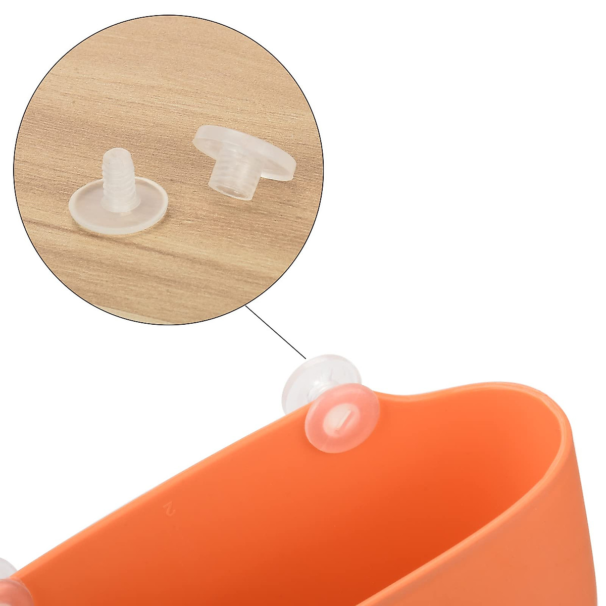 MOTAIN Motain Insert Travel Organizer Storage Pouch,Accessory Bag Compatible with Bogg Bags,Keep Cell Phone, Lipstick, Sunglasses etc(Orange)