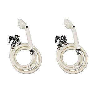 Drive Medical Deluxe Shower Spray, White, Pack of 2