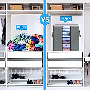 Budding Joy Closet Organizers and Storage Large Storage Bins Under Bed Storage